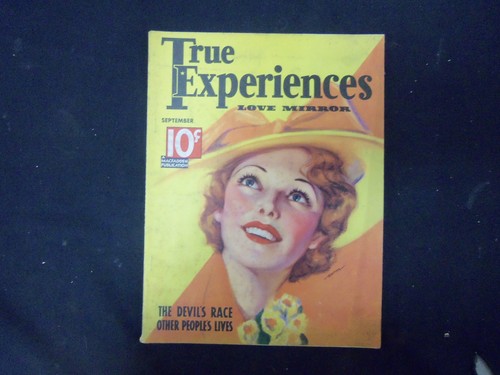 1936 SEP TRUE EXPERIENCES MAGAZINE - NICE COVER, STORIES, PHOTOS & ADS ...