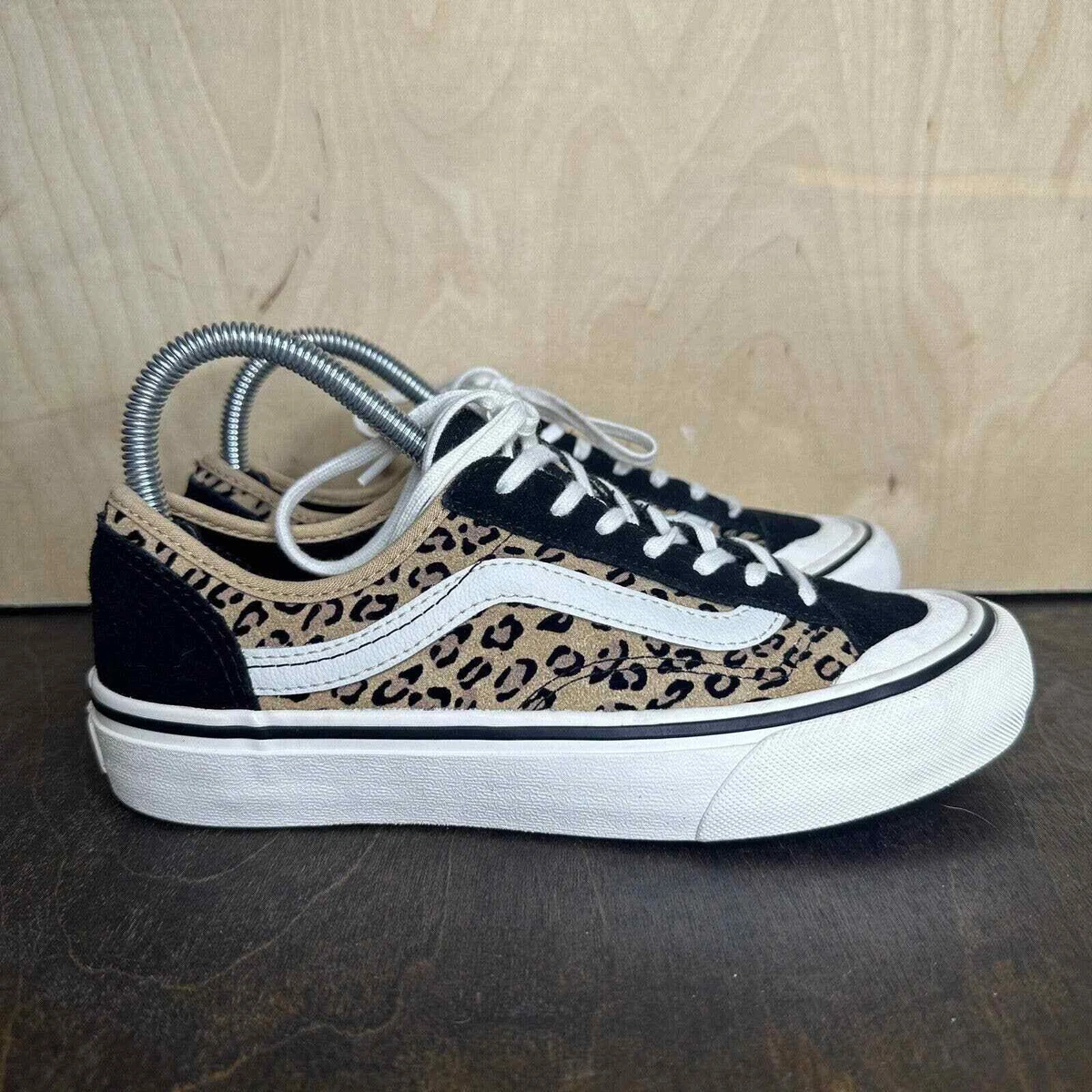 Wearing Vans Old Skool Leopard