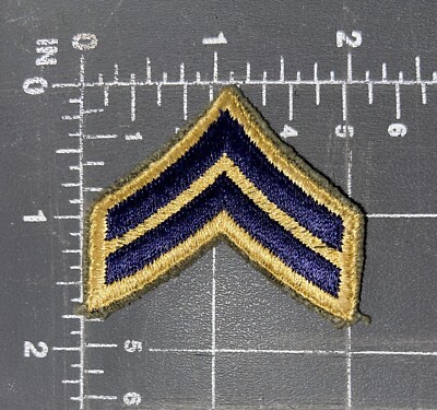 United States Army Military Chevron Rank Insignia Patch Corporal CPL E4 ...