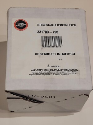 Thermostatic Expansion Valve 331709-790 Factory Authorized Parts Brand ...