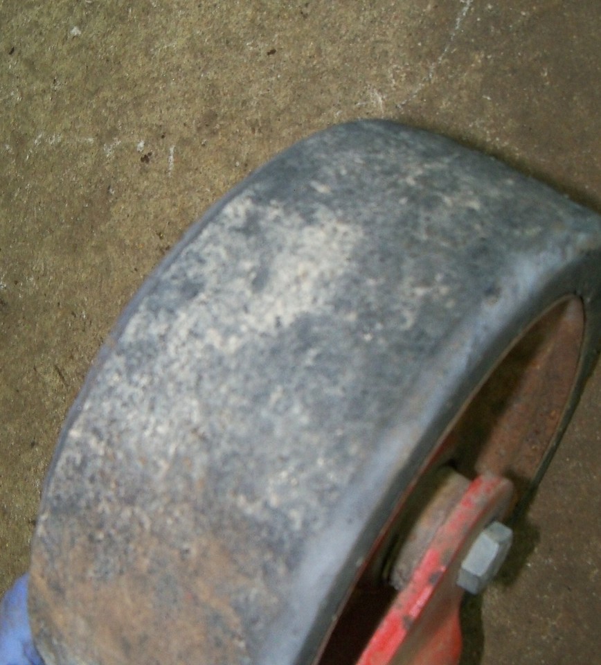 72" Finish Mower Bush Brush Hog Deck Caster Wheel Post Arm 8" Tire | eBay