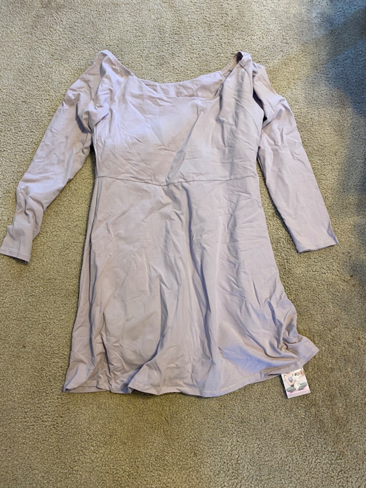 New with Tags Halara Size XL Long-sleeve Mini Sheath Dress Purple NWT ...