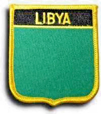 LIBYA SHIELD FLAG EMBROIDERED PATCH - IRON-ON - NEW APPROX 2.5 x 2.75" | eBay