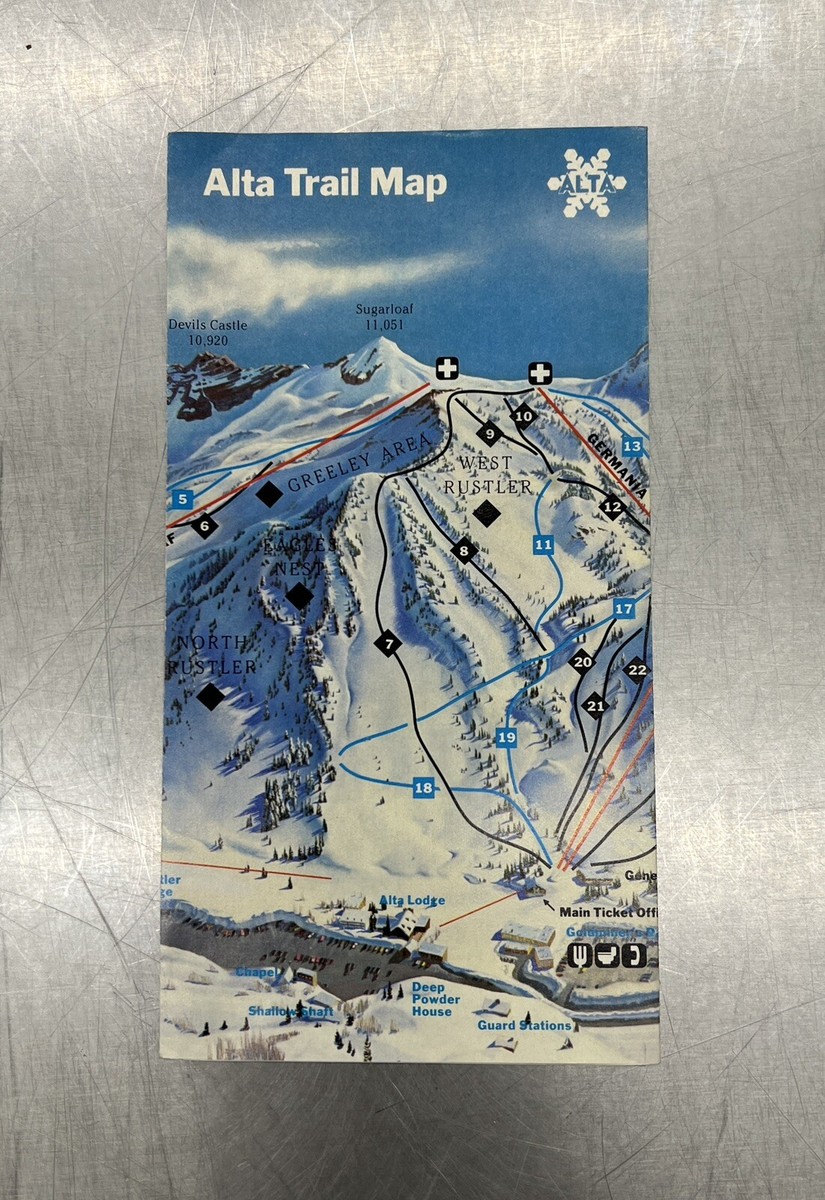 Alta Ski Map