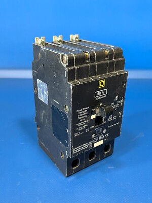 SQUARE D EDB34050 50A 480V 3P CIRCUIT BREAKER | eBay