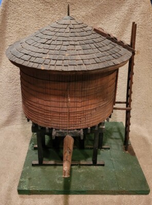 Unique Handcrafted Large Wood Model Railroad Water Tower | eBay