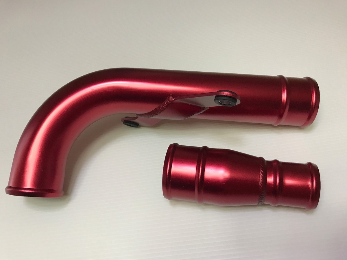 Red Evo X Intercooler Pipes