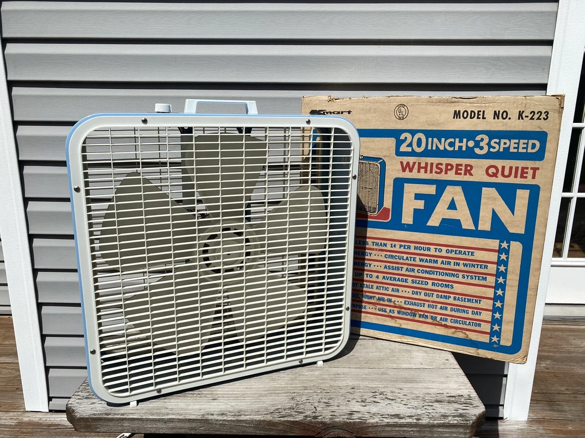 Vintage Box Fan Ebay