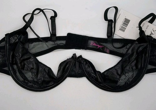 Dreamgirl Lace Open-Cup Sexy Lingerie Black Shelf Bra 9384 NWT Size 36 ...