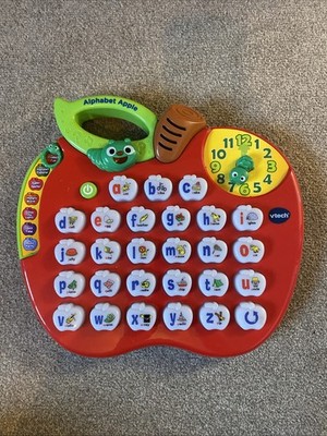 Vtech Alphabet Apple Phonics Interactive Learning Toy Electronic Sound ...