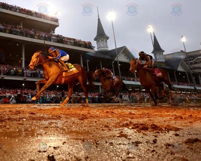 8x10 Photo SOVEREIGNTY 2025 Kentucky Derby Champion Junior Alvarado Run ...