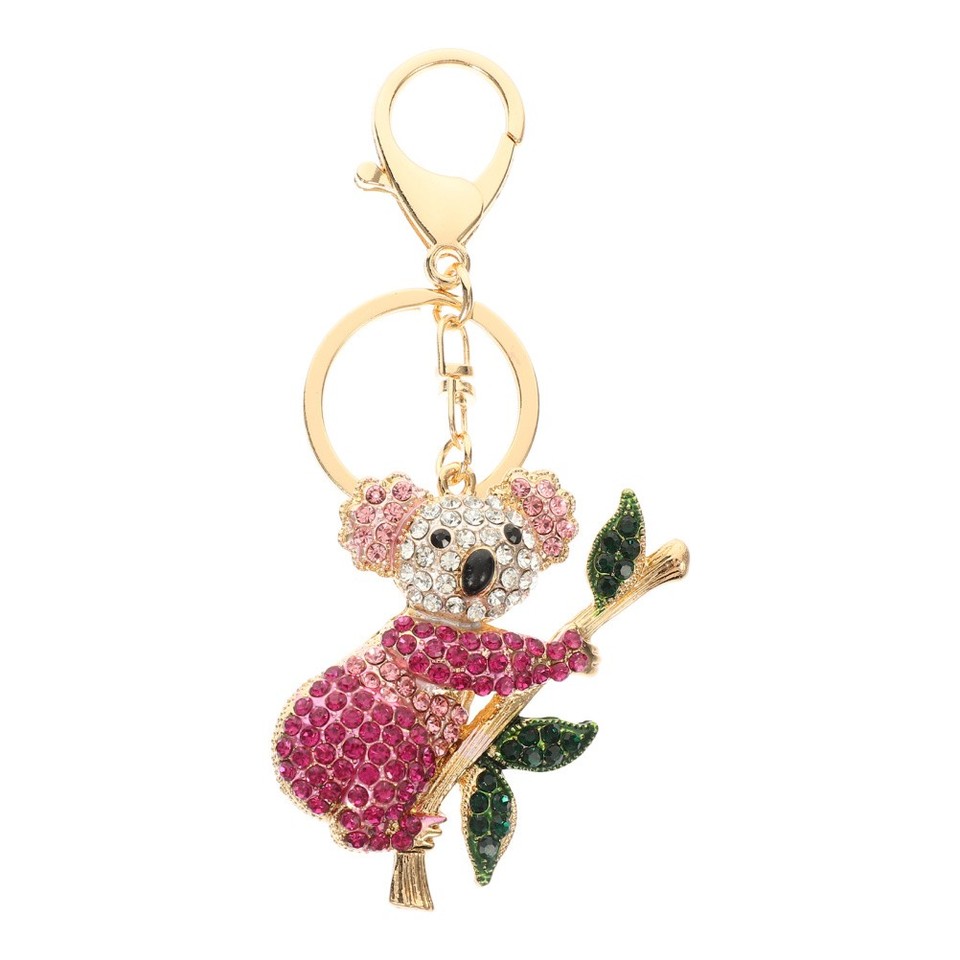 Backpack Hanging Keychain Rhinestone Keyring Charm Pendant Handbag ...
