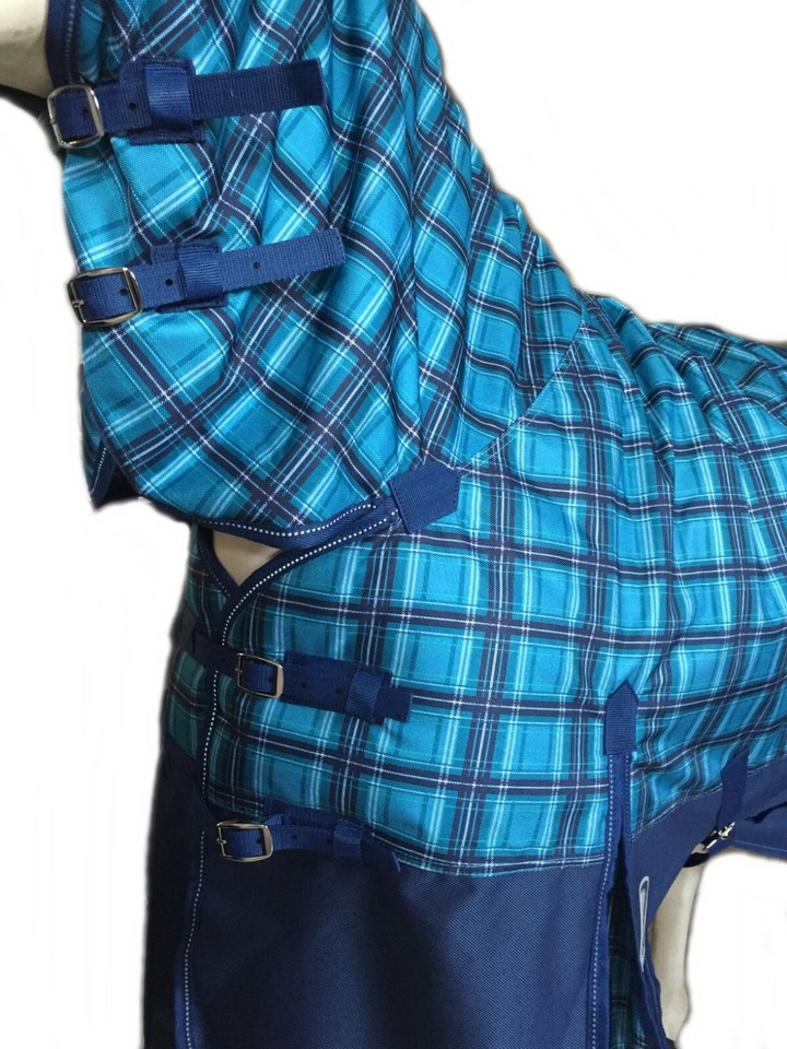 AXIOM 1800D BALLISTIC BLUE CHECK/NAVY 300G FILL SUPER TOUGH WINTER ...