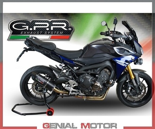 Complete Exhaust GPR FURORE 2W NERO App YAMAHA MT-09 TRACER FJ-09 2015 ...