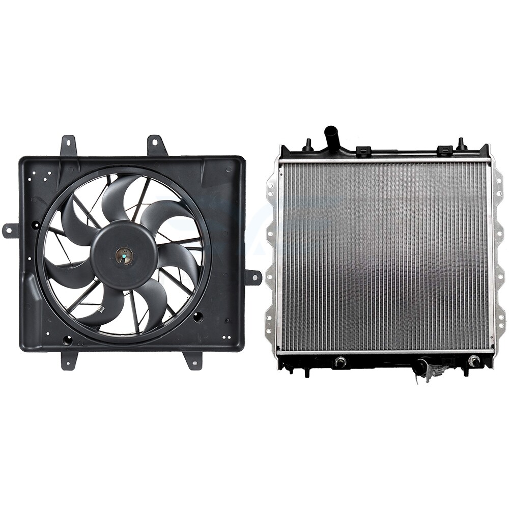 Electric Radiator Cooling Fan Kit For 2001-2008 Chrysler PT Cruiser 2 ...