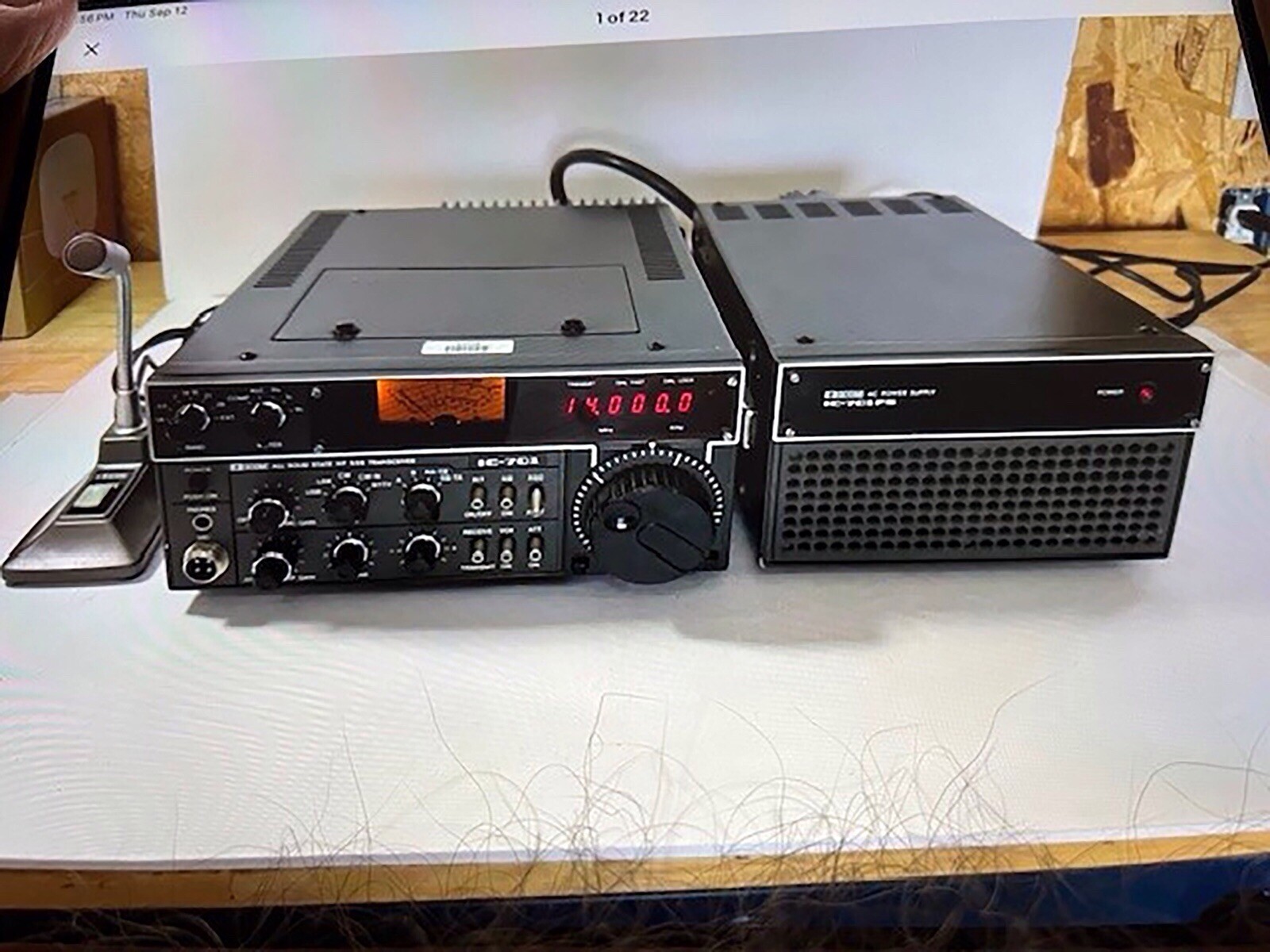 ICOM IC-701 Transceiver Solid State +Power Supply+Mike | eBay