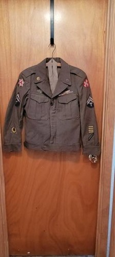 VINTAGE WWII / WW2 US ARMY 6th ARMY / 8th ARMY UNIFORM JACKET - VERY ...