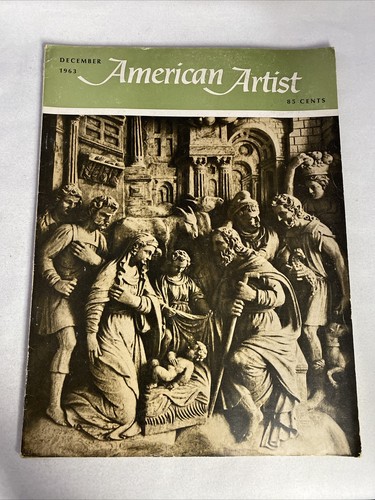 1963 December American Artist Magazine, The Museum Calendar (MH588) | eBay
