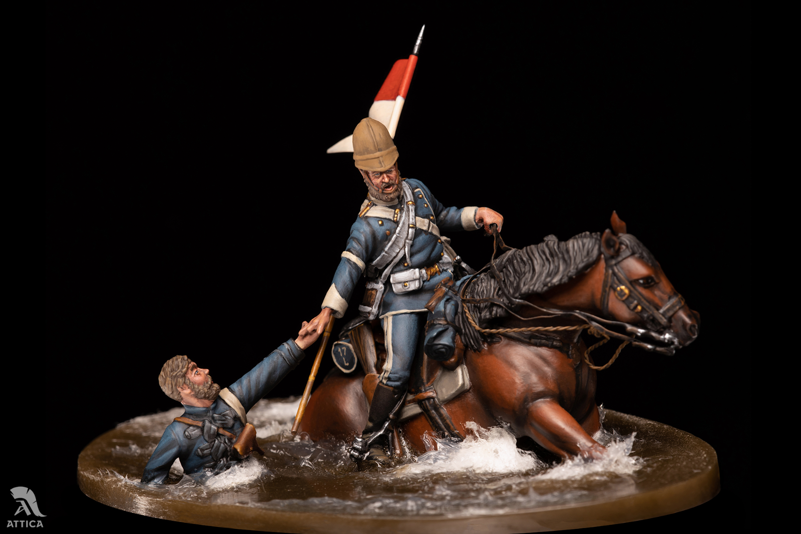 British 17th Lancers Upoko River Zulu 54mm Painted Toy Soldier Pre-Sale ...
