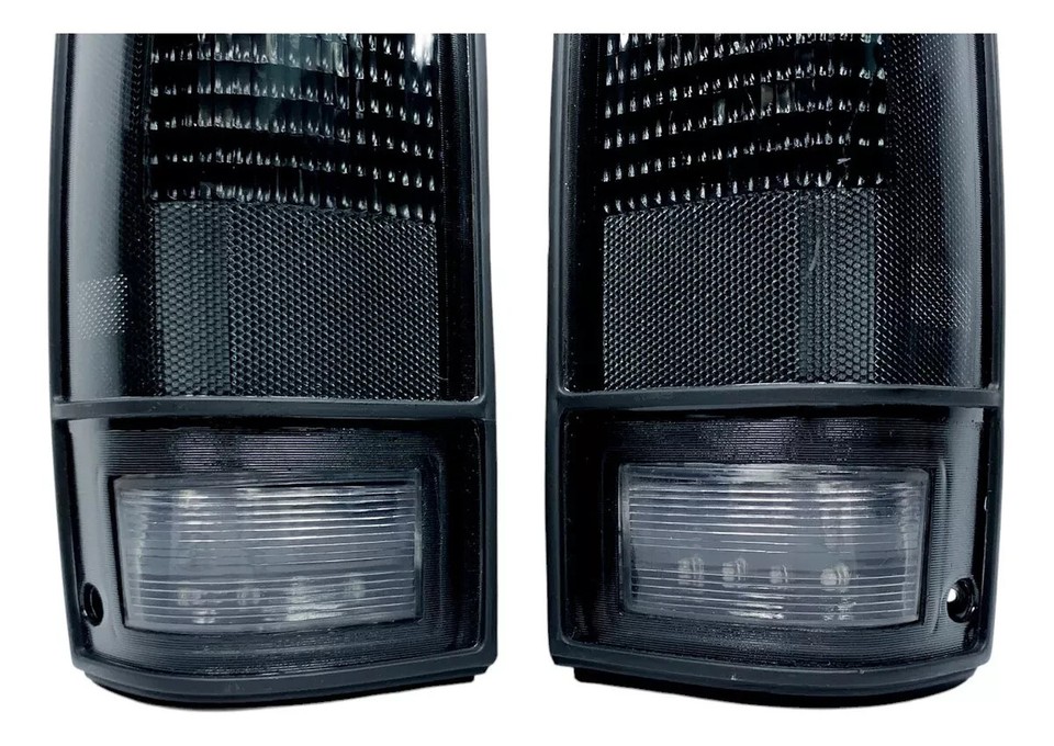 LED SMOKE Pair Tail Light 82-93 Chevrolet S10 91-93 GMC Sonoma 82-90 ...