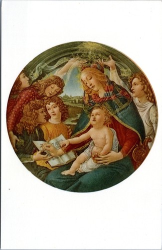 Postcard Art Sandro Botticelli - Magnificat | eBay