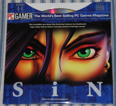 PC Gamer Demo CD - October 1998 - SiN Jagged Alliance 2 & More | eBay
