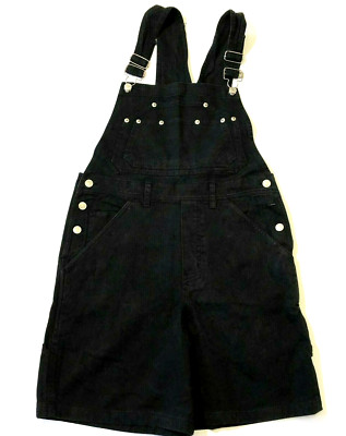 New Bella Women's Black Shortall Overalls Size Medium (34x7) - 100% ...