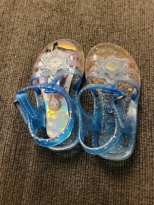 Disney Frozen 2 Size 7 Girls Sandals Blue And Pink | eBay