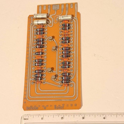 Vintage UNIVAC PCB Logic Board Transistors Resistors 1960s | eBay