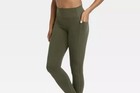 All In Motion Women's Flex High-Rise 7/8 Leggings Olive Green Size ...