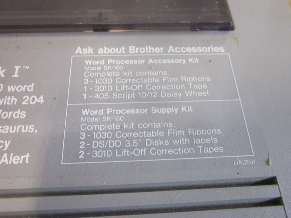 Vintage Brother Word Processor Model WP-90 with Manual & Software ...