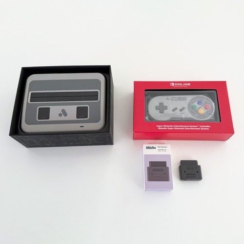 Analogue Super Nt CIB + 8BitDo SNES Receiver + Nintendo SNES Wireless ...