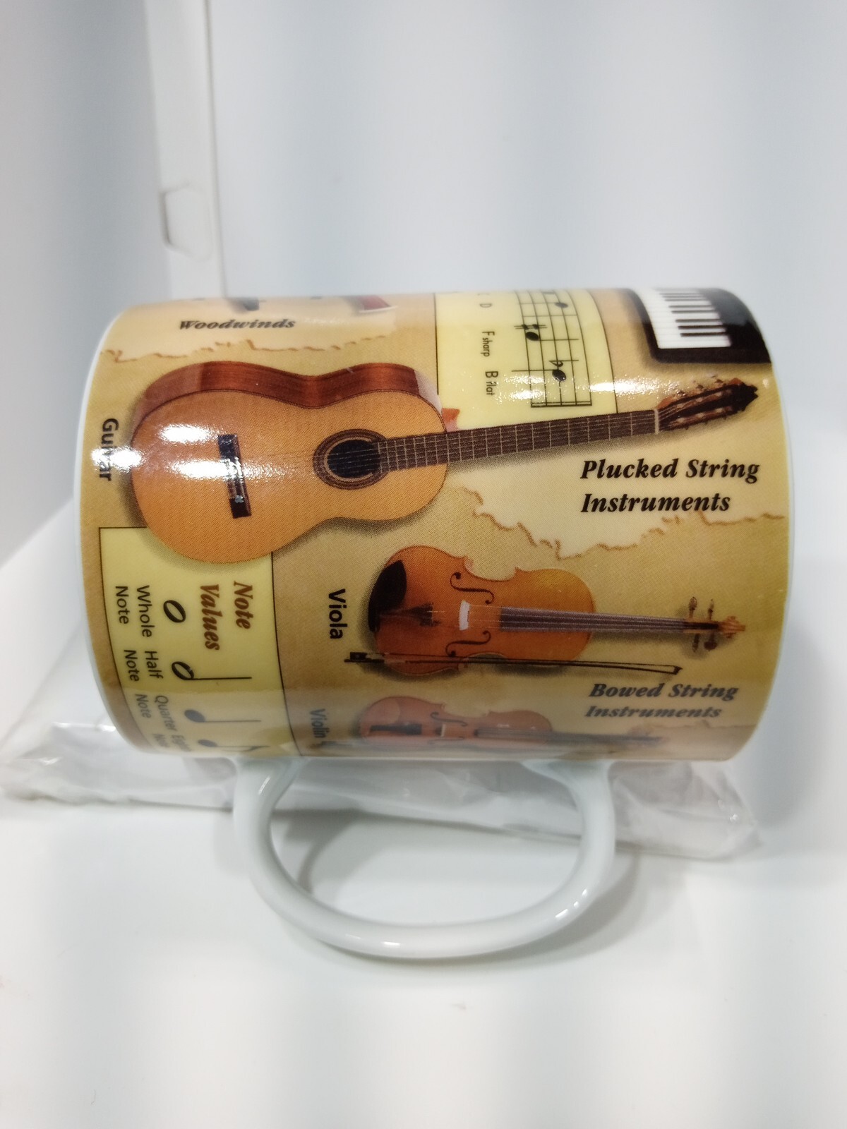 MUSIC COFFEE MUG. MUSIC INSTRUMENTS MUG. MUSICAL Art Deco Mug. B278 | eBay