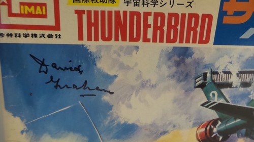 THUNDERBIRDS FAB 1 MODEL KIT MADE BY IMAI & SIGNED BY DAVID GRAHAM AKA ...