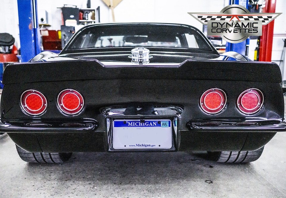 1968-1973 Corvette C3 Custom Fiberglass Power Spoiler Rear | Black ...