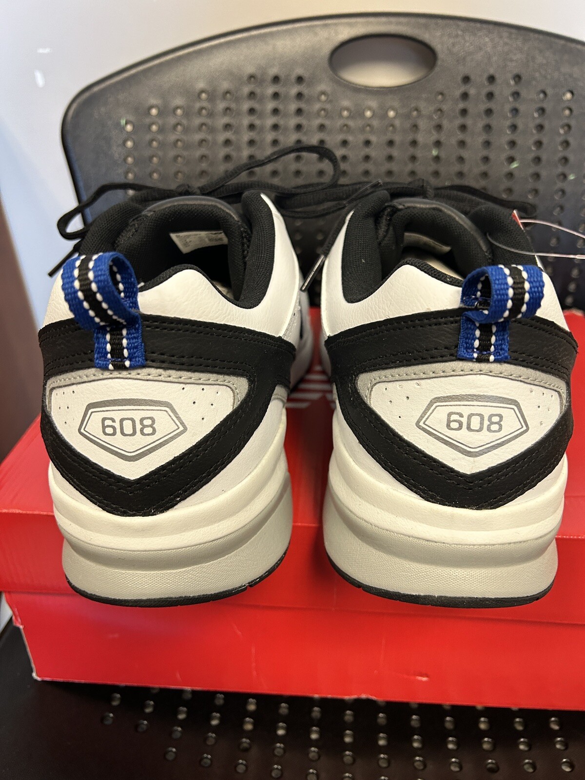 Size 16 - New Balance 608v5 White Team Royal for sale online | eBay