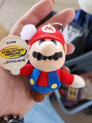 1997 BD&A Nintendo 64 Super Mario Bros N64 Flying Cap Mario Beanie ...