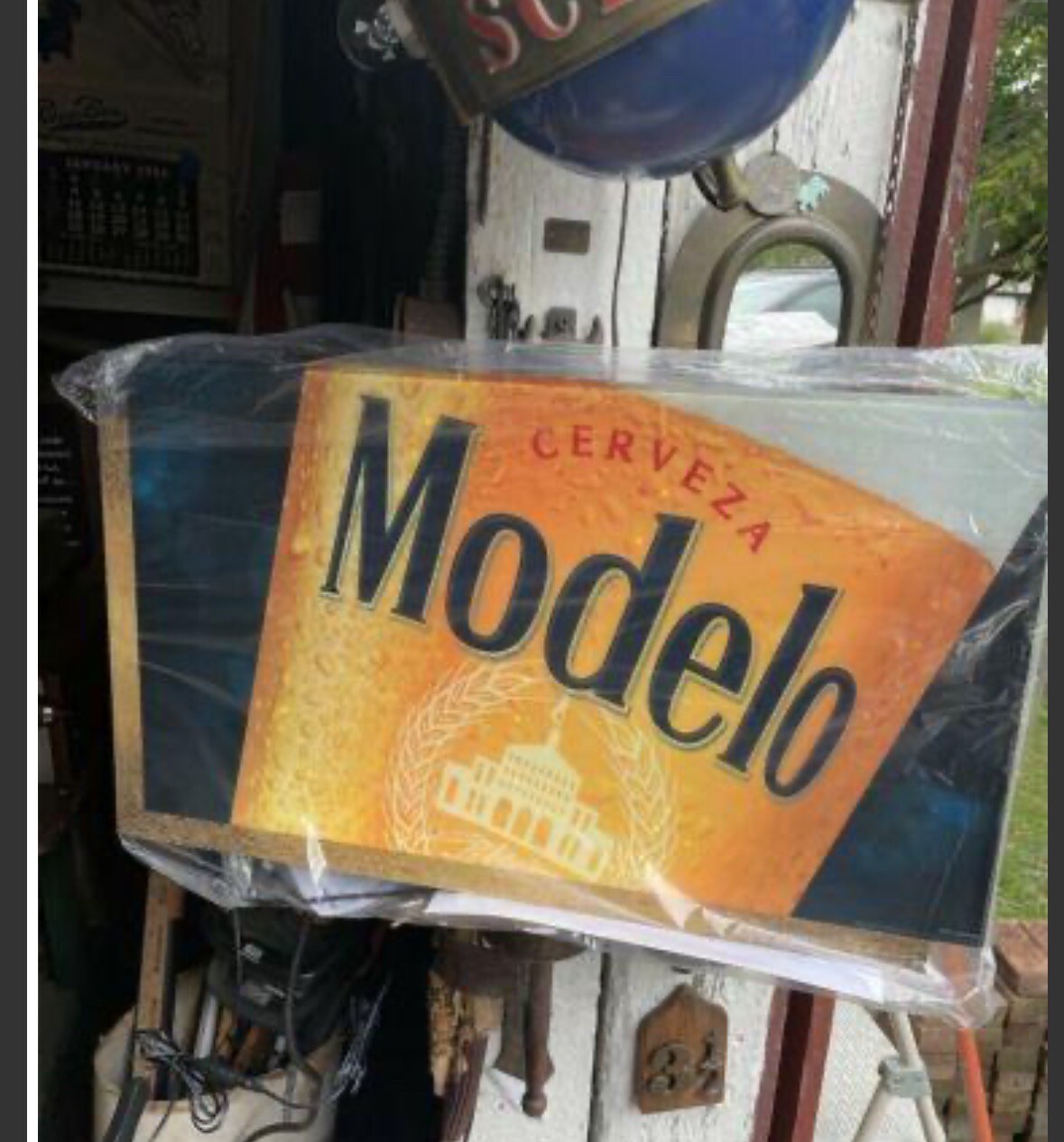 MODELO BEER CERVEZA MOTION LED BEER SIGN NEW BOX BAR DISPLAY LIGHT RARE ...