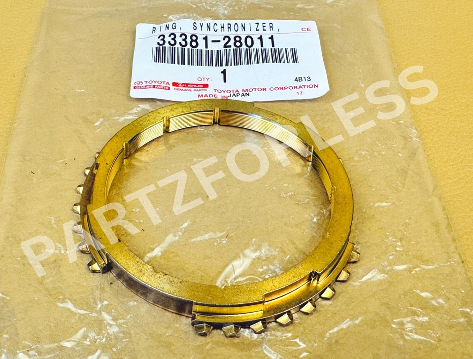 33381-28011 TOYOTA GENUINE RING, 2ND SYNCHRONIZER OUTER 33381-28010 OEM ...