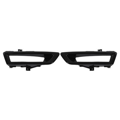 Gloss Black Front Bumper Fog Light Lamp Cover Trim LR061234 for ...