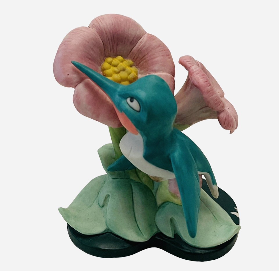 Vintage Disney FLIT Hummingbird Pocahontas Handpainted Bisque Figurine ...