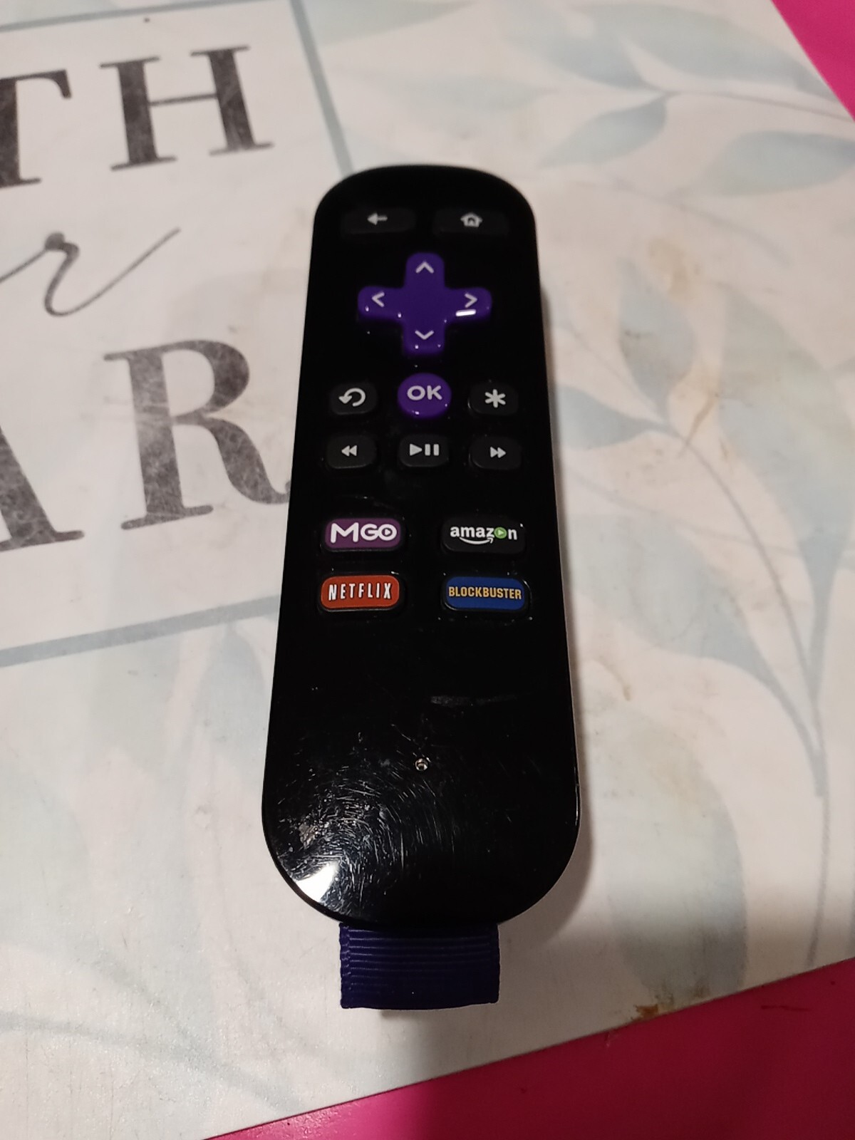 Original OEM ROKU Replacement REMOTE CONTROL P/N 9026000195 Model RC12 ...