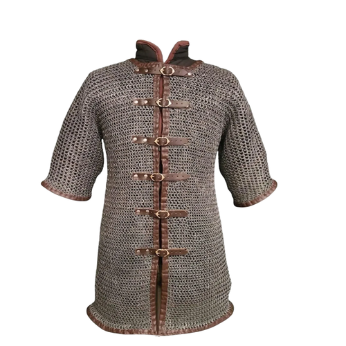 Titanium Chainmail Shirt – 9mm Flat Riveted Rings | Lightweight,Combat ...