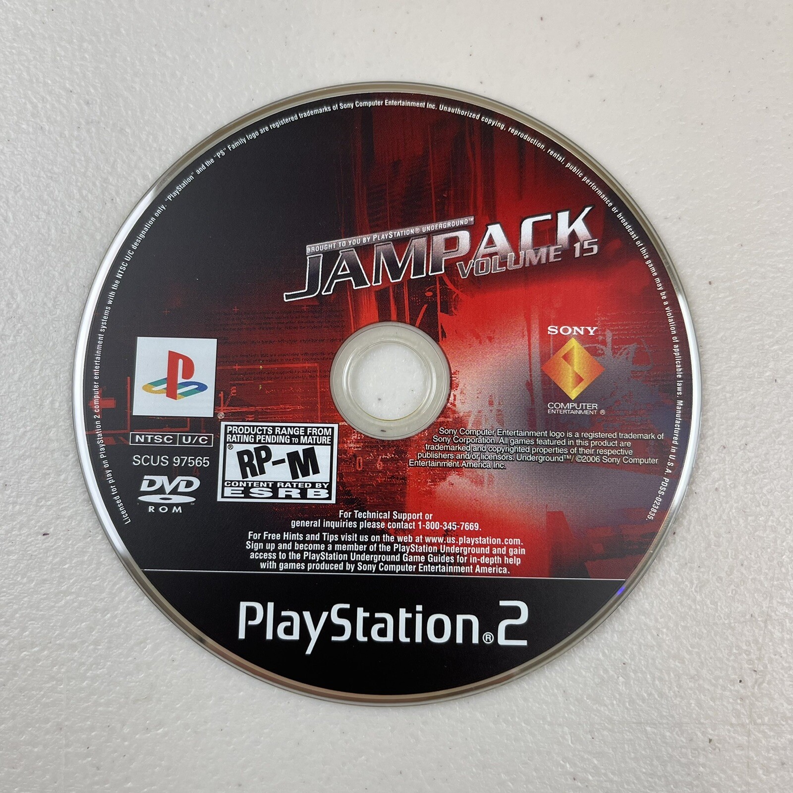Jampack Volume 15 PS2 - Sony PlayStation 2 Game - Complete 711719756521 ...