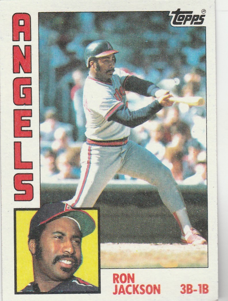 FREE SHIPPING-MINT-1984 Topps #548 Ron Jackson Angels | eBay