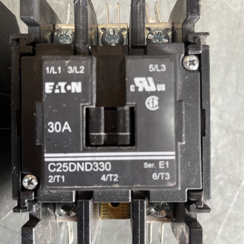 EATON C25DND330 Definite Purpose Contactor 277V 30A 3 Pole | eBay