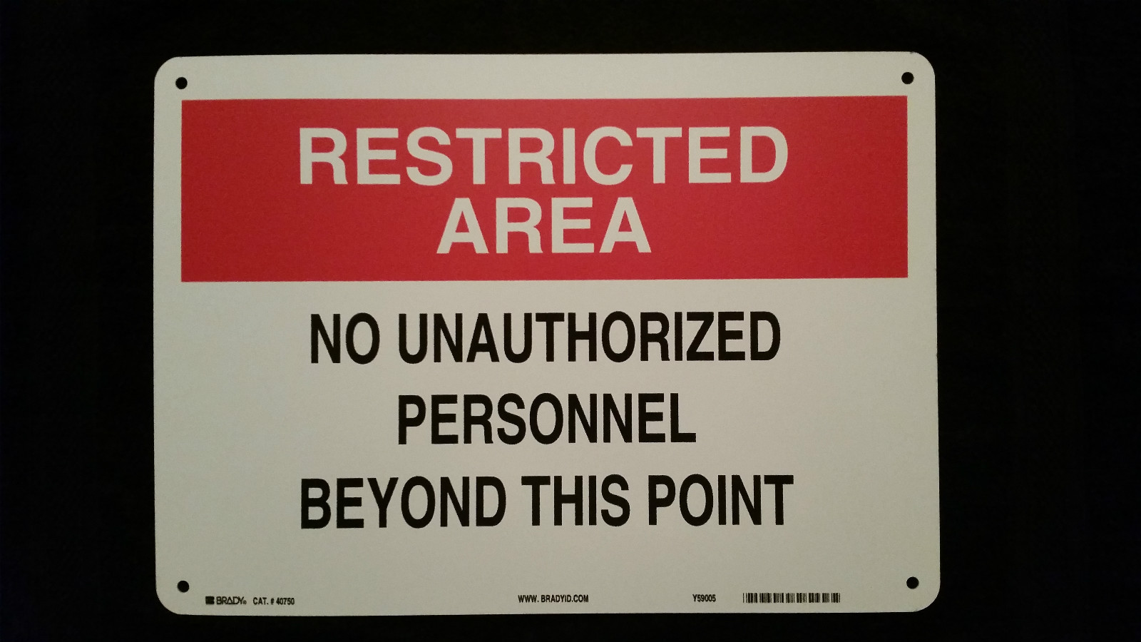 Man Cave Restricted Area Sign | eBay