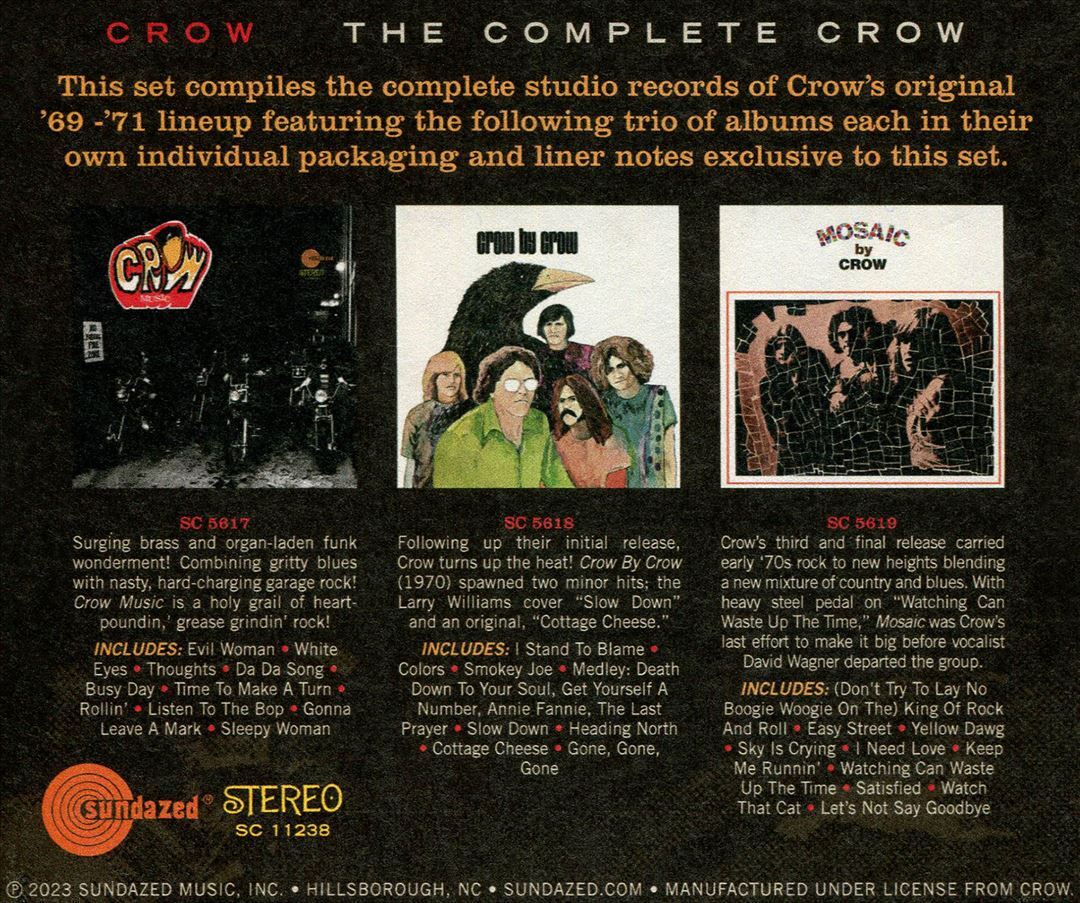 The Complete Crow by Crow (CD, 2023) for sale online | eBay