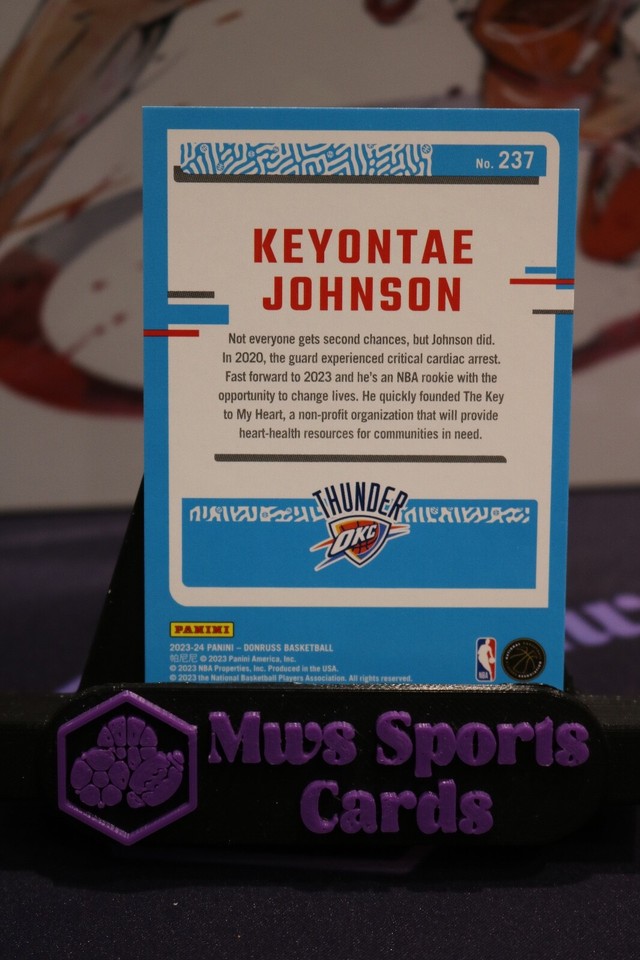 Keyontae Johnson Rated Rookie 2023-2024 Donruss | eBay