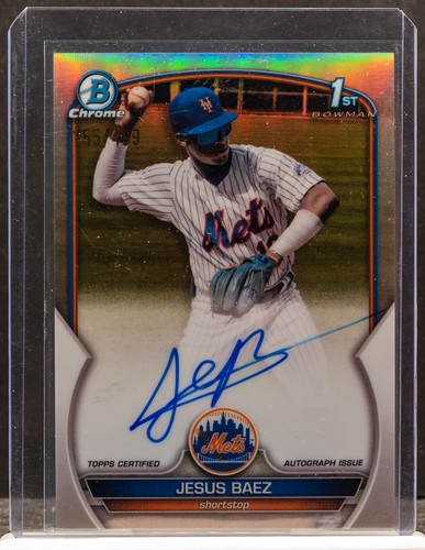 Jesus Baez 2023 Bowman Chrome Refractor 1st Prospect RC Auto 155/499 ...